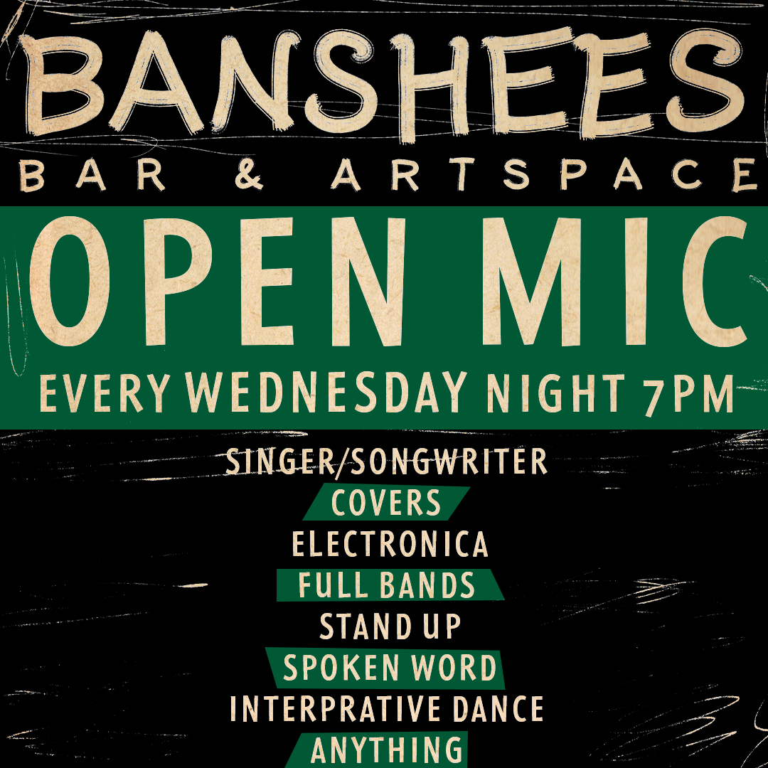 Open Mic | Banshees Bar & Artspace Event